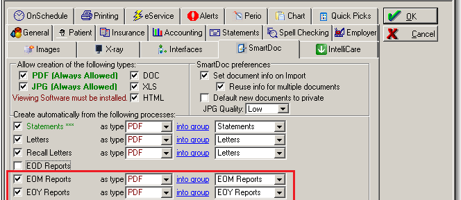 Tips for Eaglesoft Year End Processing!